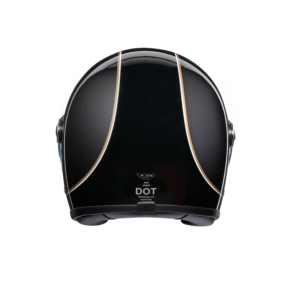 X3000 Multi Dot - Super Agv Black/Grey/Yellow - Motorcycle helmets ...