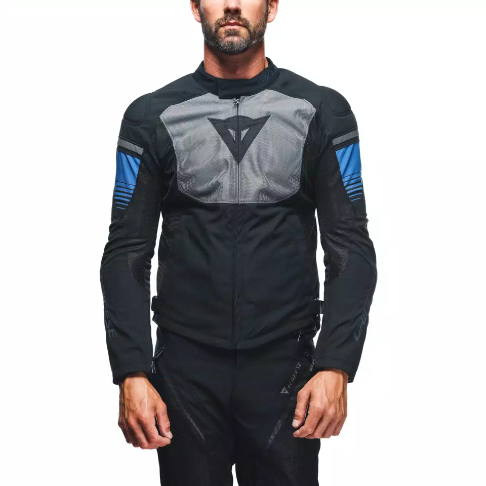 AIR FAST TEX JACKET | BLACK/GRAY/RACING-BLUE | Dainese