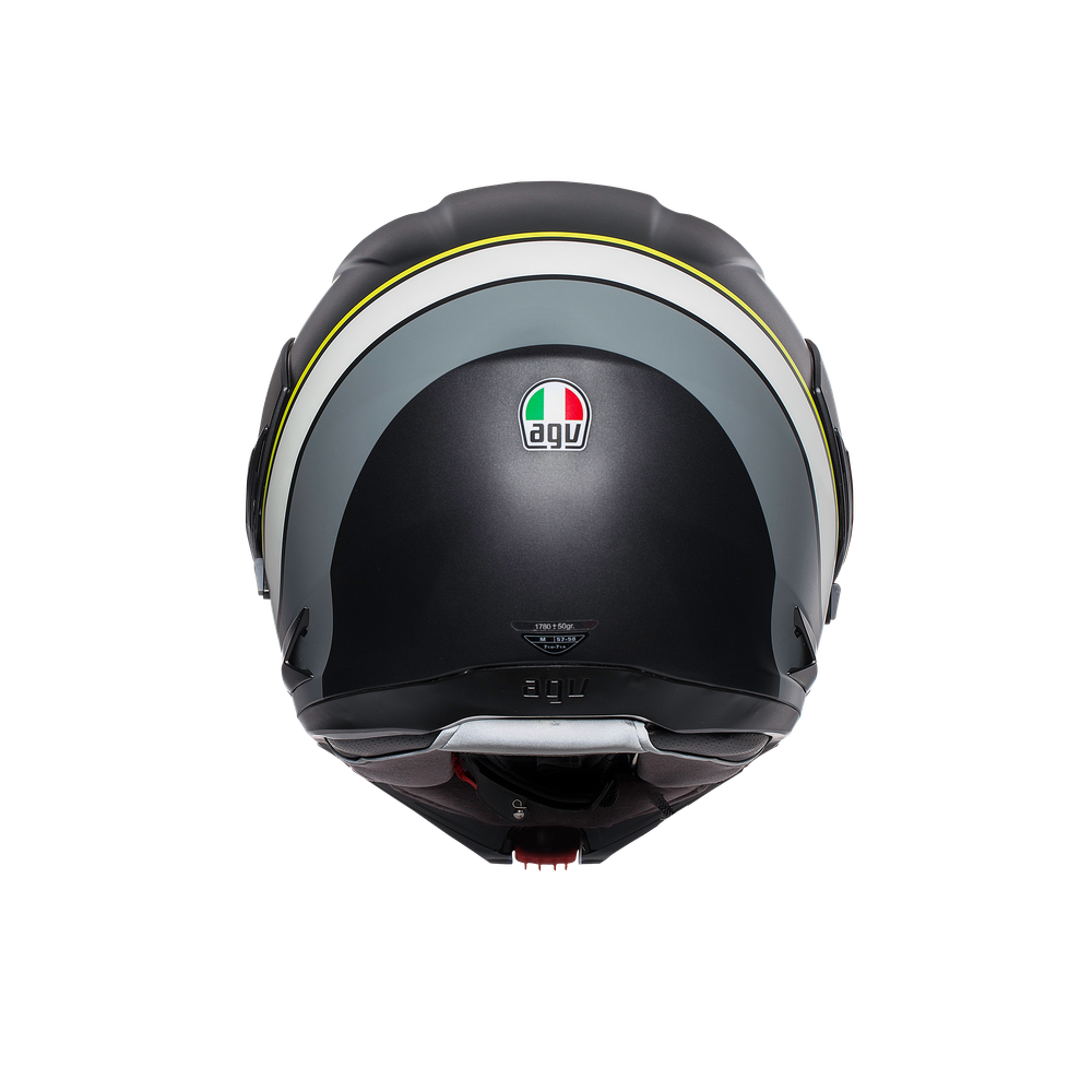 Helmet Sompact St E2205 Multi - Boston Matt Black/grey/yellow - AGV ...