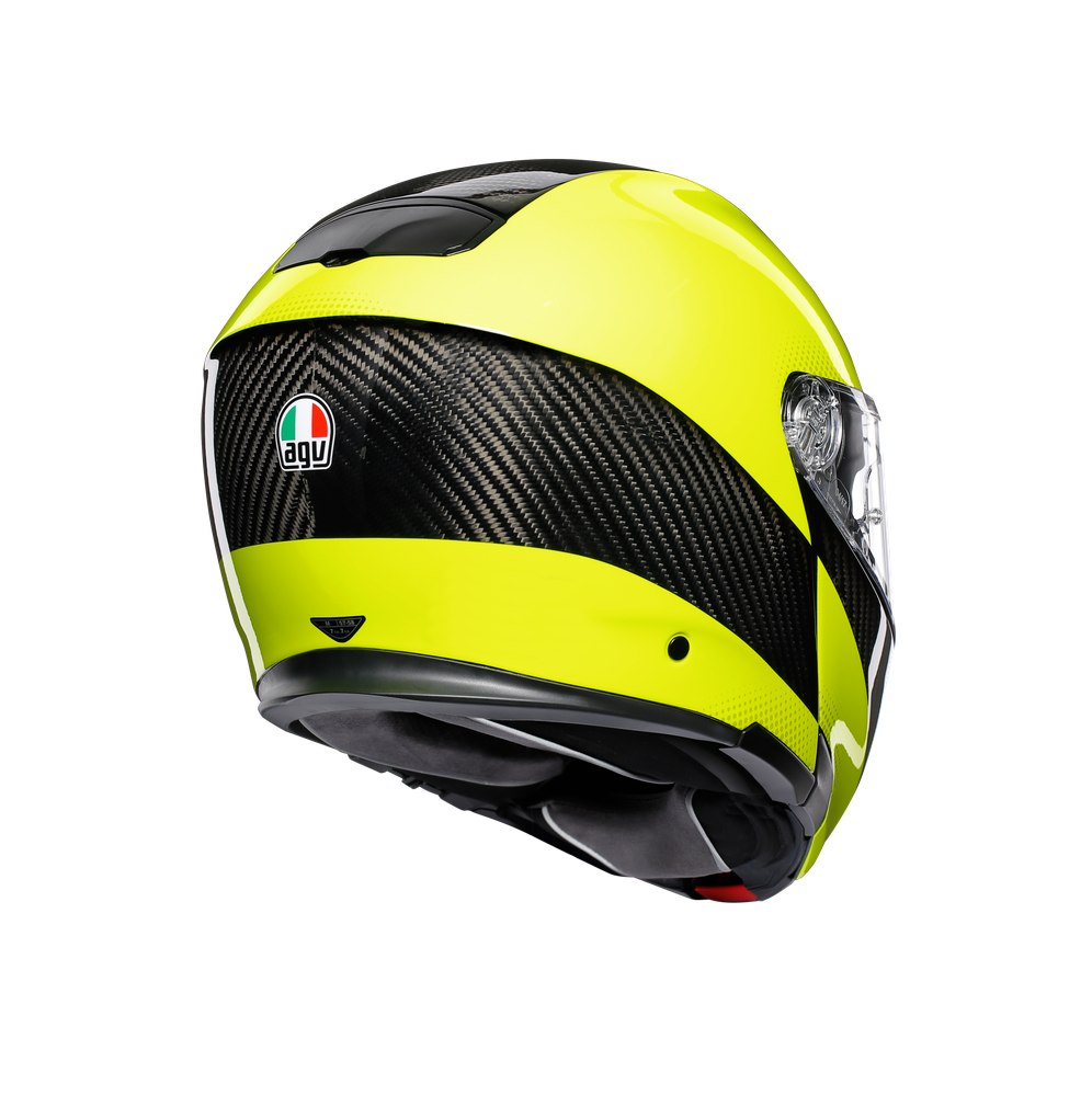 Touring motorcycle helmet: Sportmodular Agv E05 Multi Plk - Hi Vis ...