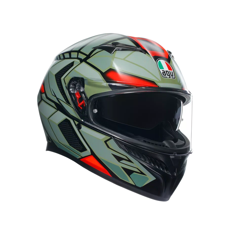 K3 Street Motorcycle Full-face Helmets: comfortable fit | AGV
