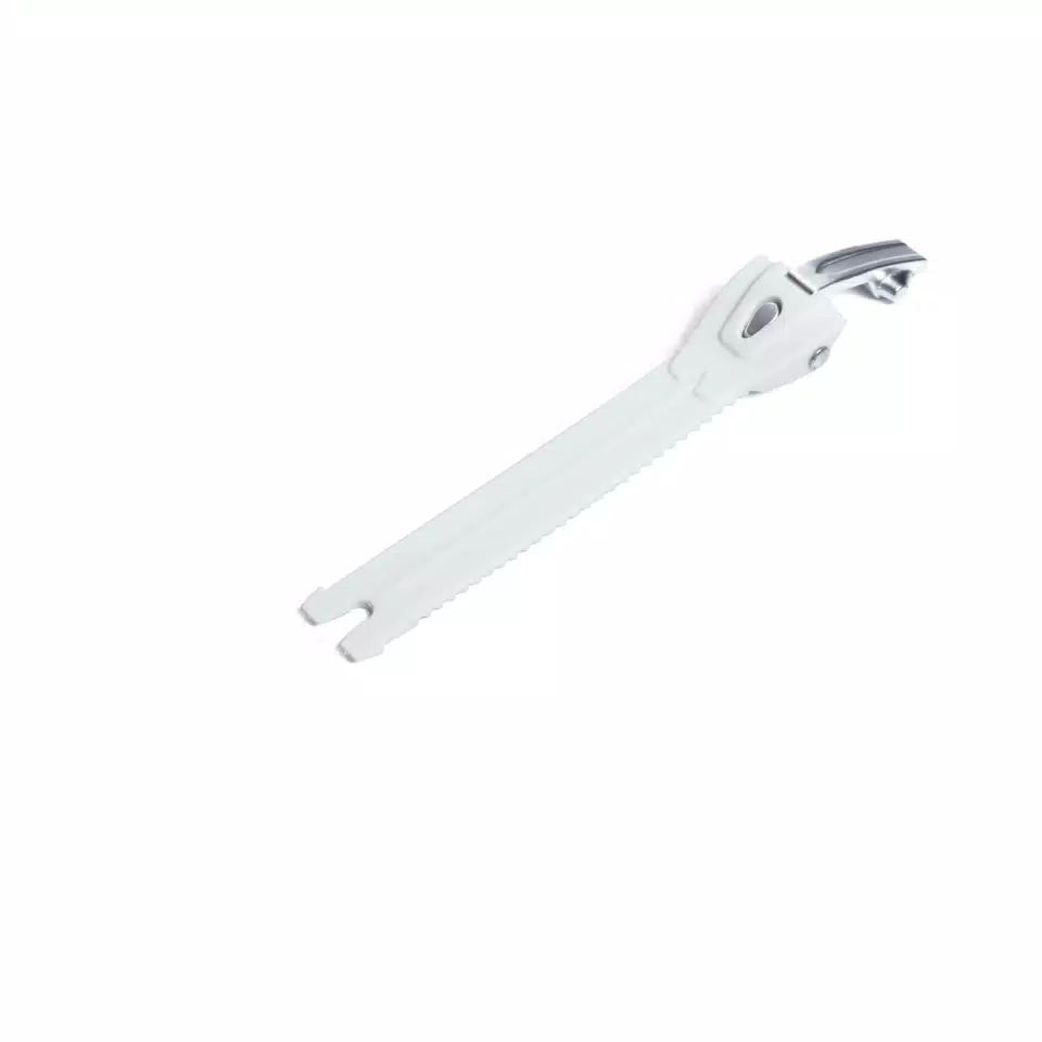 CLOSURE BAND WITH ALUMINUM PULLER M 15cm COMP EVO 2 - WHITE / SILVER