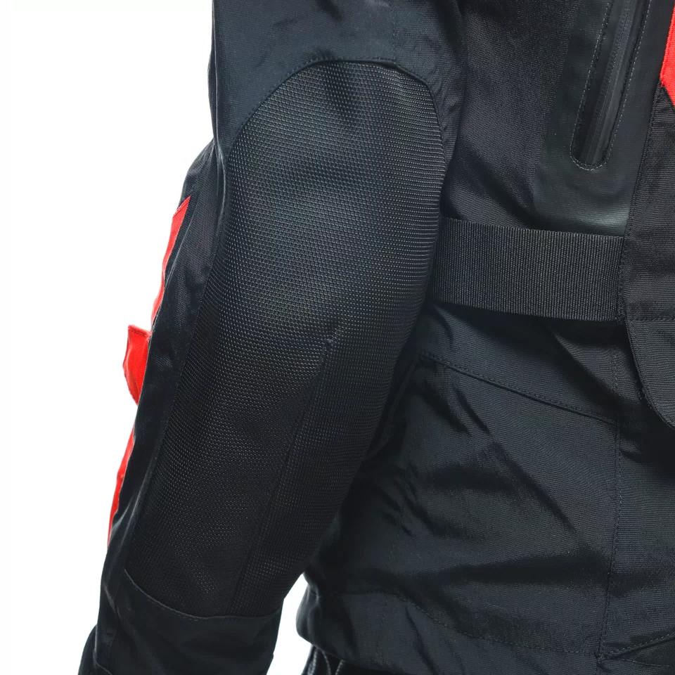 STELVIO D-AIR® D-DRY® XT JACKET | BLACK/LAVA-RED | Dainese