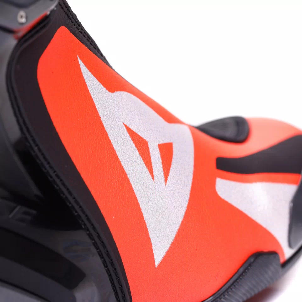 AXIAL 2 - MEN'S MOTORCYCLE RACING BOOTS | BLACK/RED-FLUO | Dainese