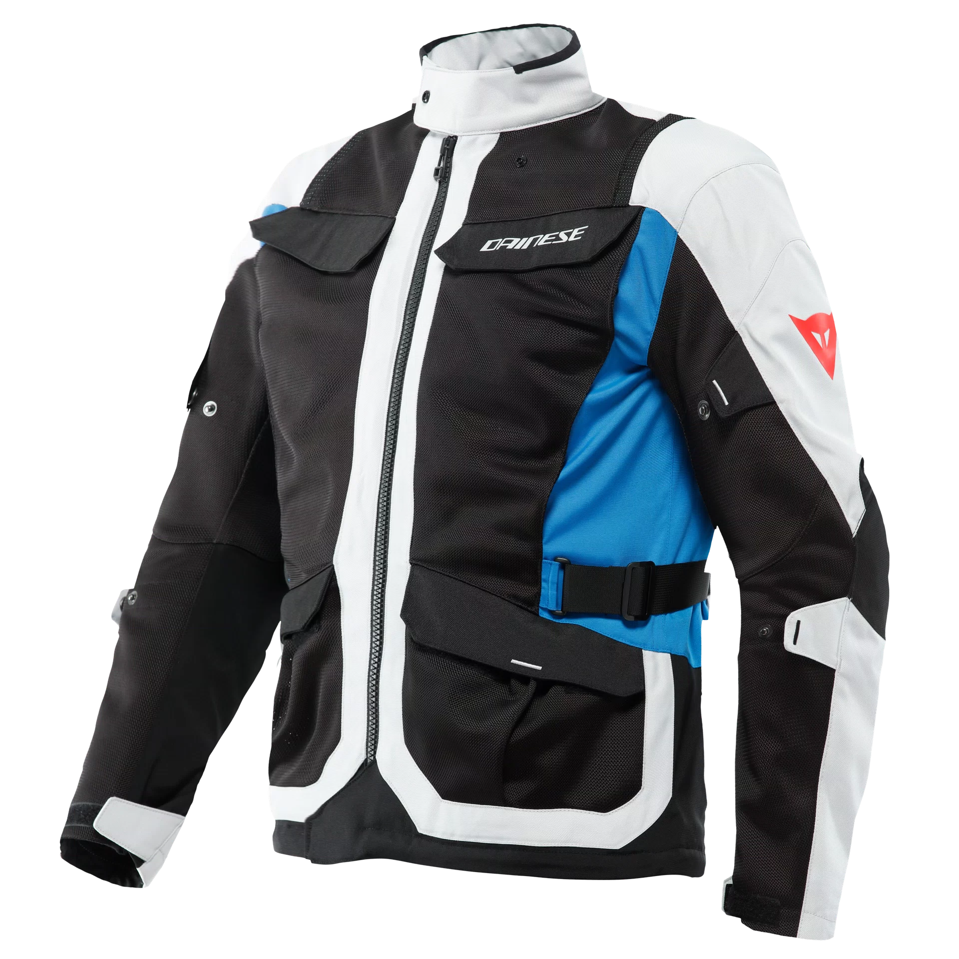 DESERT TEX JACKET | GLACIER-GRAY/BLACK/PERFORMANCE-BLUE | Dainese