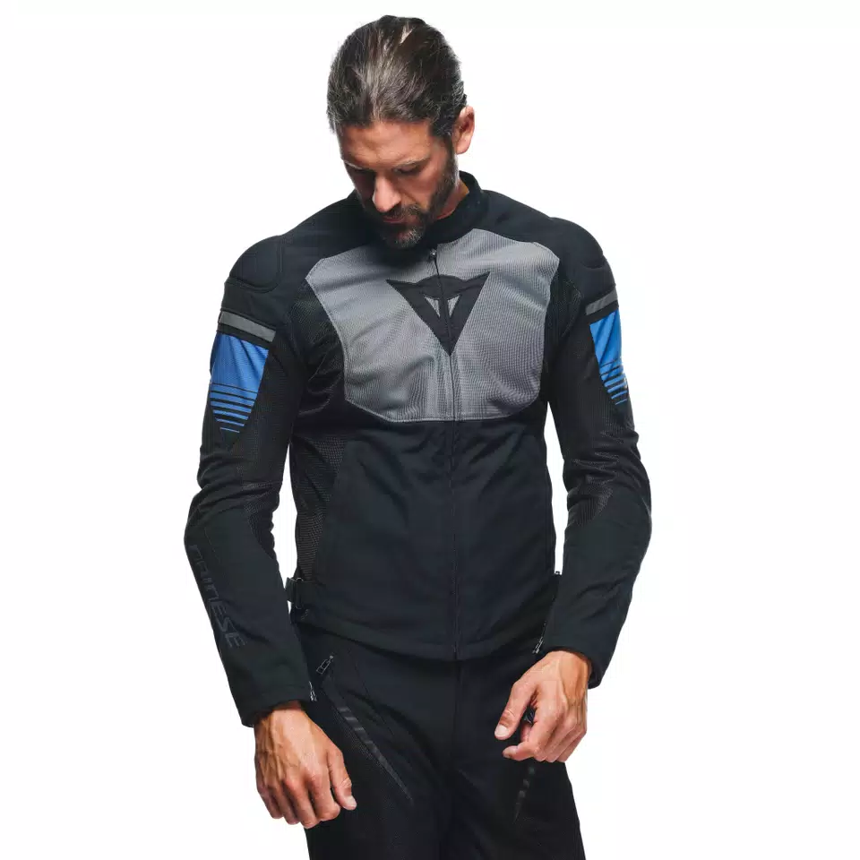 AIR FAST TEX JACKET | BLACK/GRAY/RACING-BLUE | Dainese