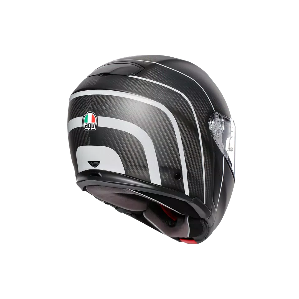 SPORTMODULAR MULTI ECE DOT - REFRACTIVE CARBON/SILVER | AGV
