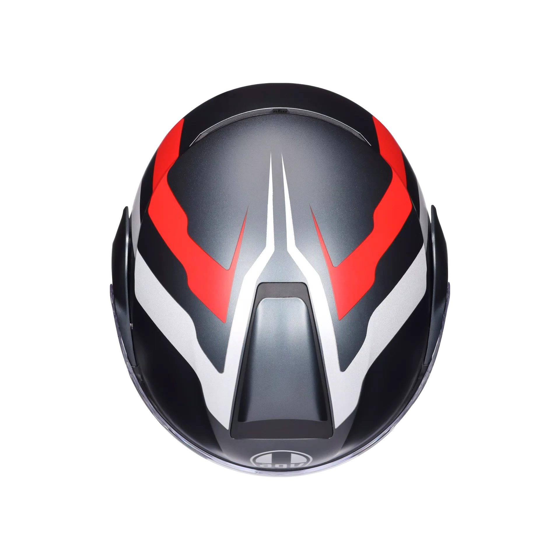 Open Face Helmet STREETMODULAR RESIA MATT GREY/SILVER/RED - MOTORBIKE ...