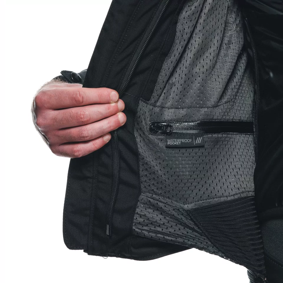 AVRO 5 LEATHER JACKET | BLACK/WHITE/ANTHRACITE | Dainese