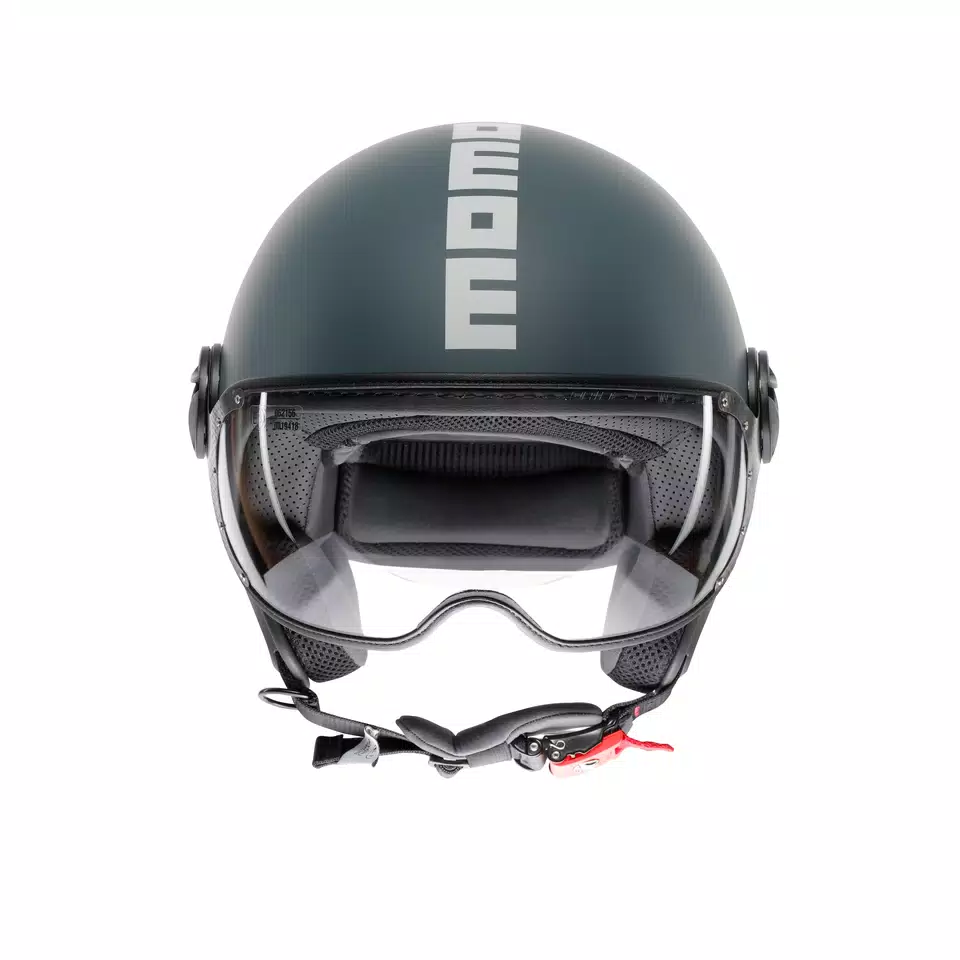 MOMODESIGN FGTR CLASSIC CANDY MATT BLAUGRÜN / WEISS - JET-HELM MIT ...
