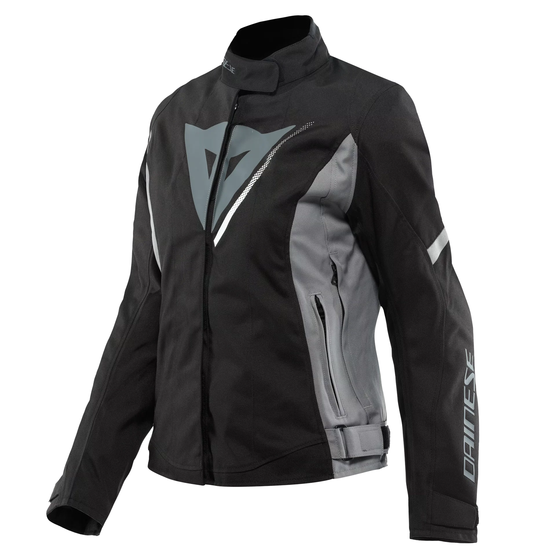 VELOCE LADY D-DRY® JACKET | BLACK/CHARCOAL-GRAY/WHITE | Dainese