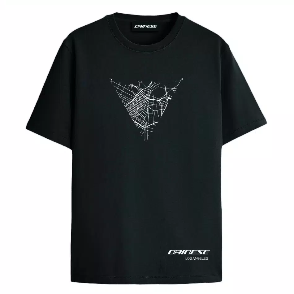 D-STORE PREMIUM - T-SHIRT DONNA | LOS ANGELES ANTHRACITE | Dainese