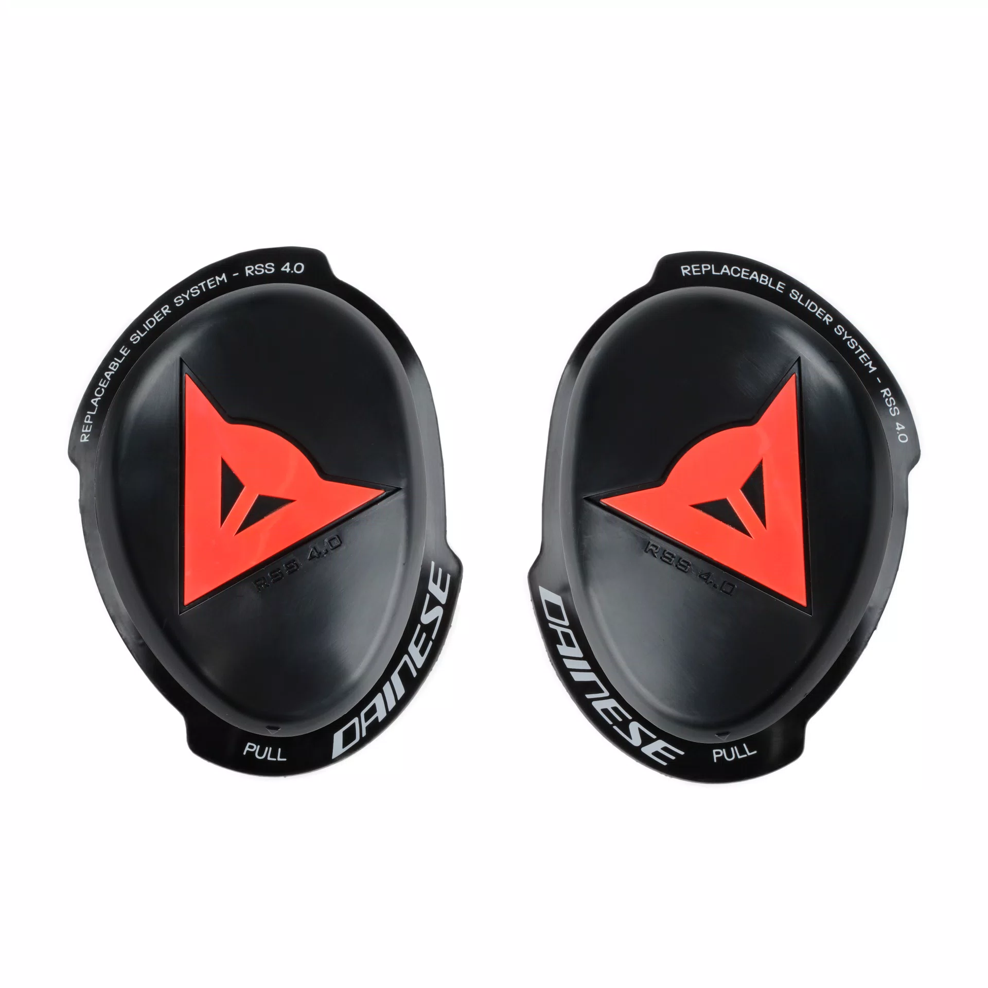KNEE SLIDER RSS 4.0 - FULL KIT | BLACK/RED-FLUO | Dainese