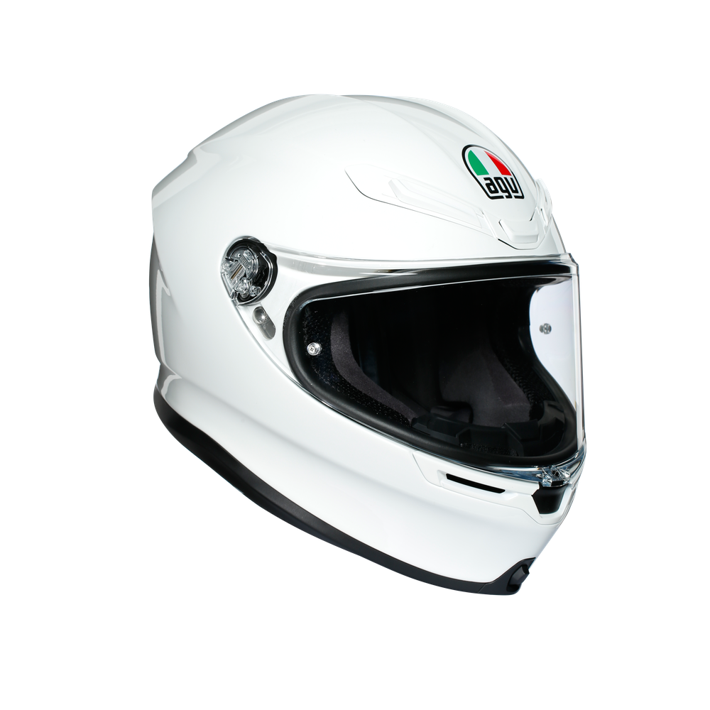 K6 AGV DOT(ECE) SOLID MPLK - WHITE