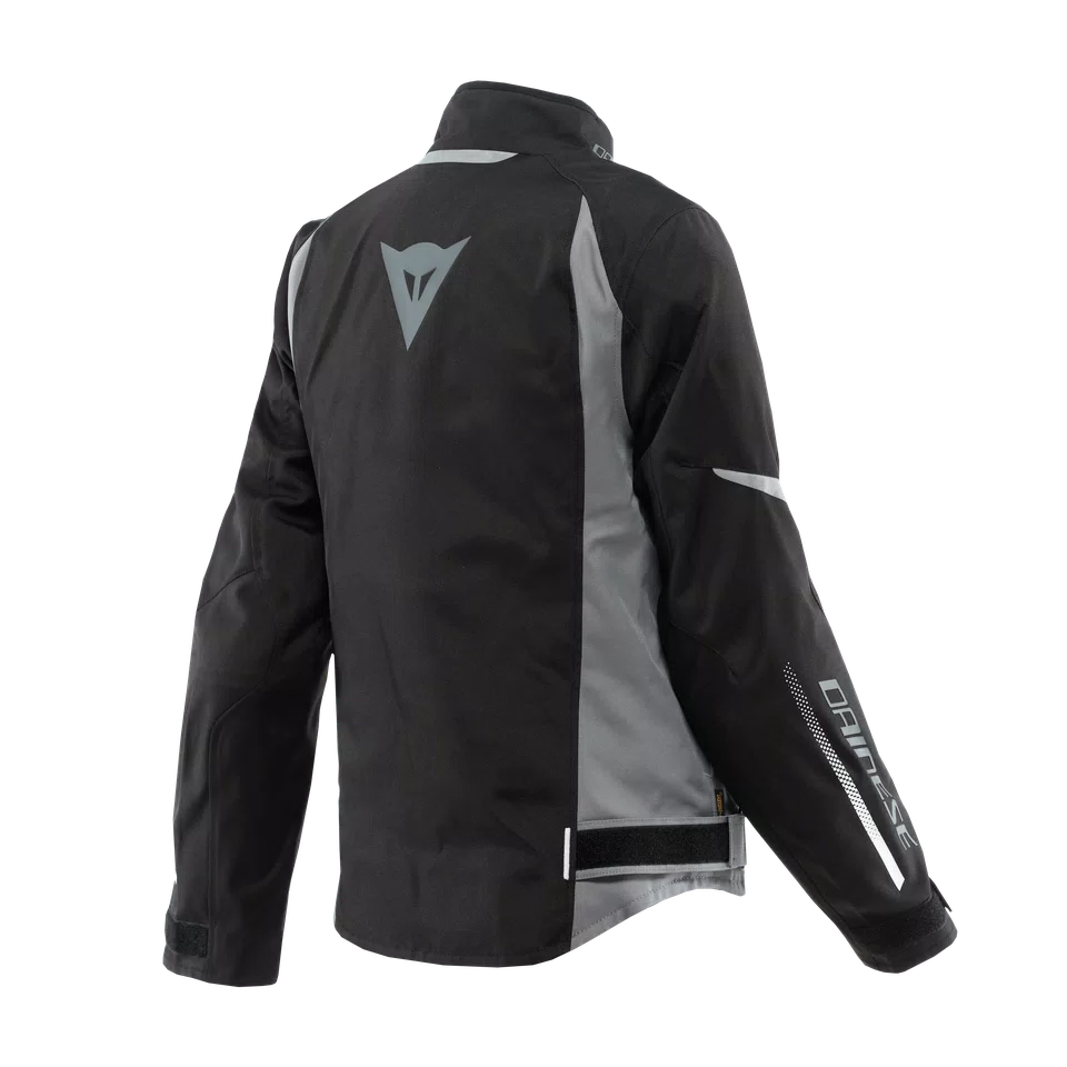 VELOCE LADY D-DRY® JACKET | BLACK/CHARCOAL-GRAY/WHITE | Dainese