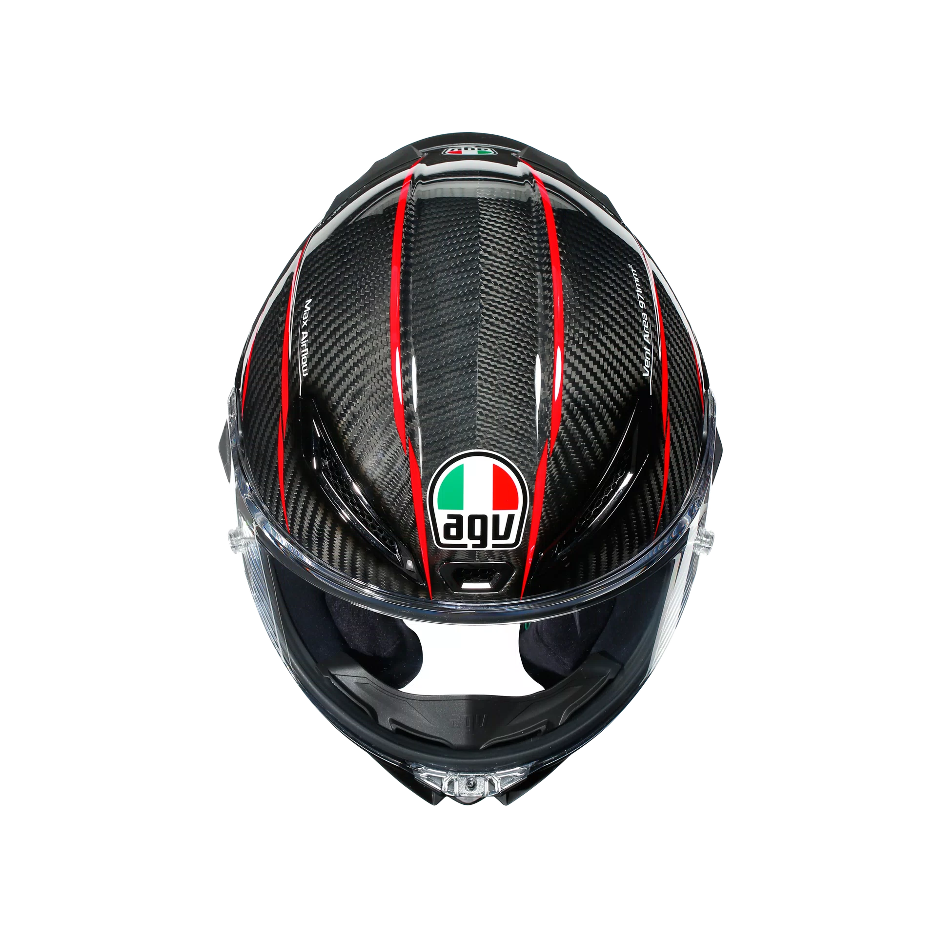 PISTA GP RR PERFORMANCE CARBON/RED - MOTORBIKE FULL FACE HELMET E2206 ...