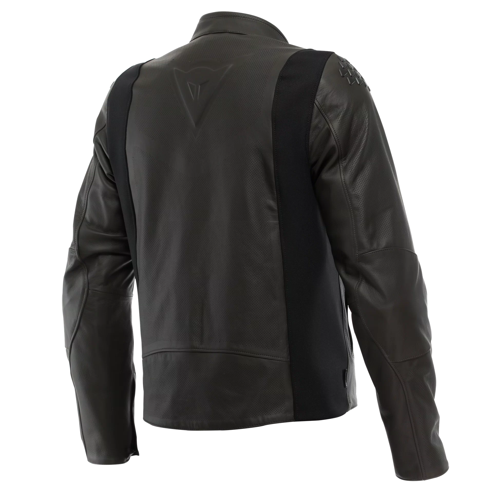 ISTRICE - MEN'S MOTORCYCLE PERFORATED LEATHER JACKET | DARK-BROWN | Dainese