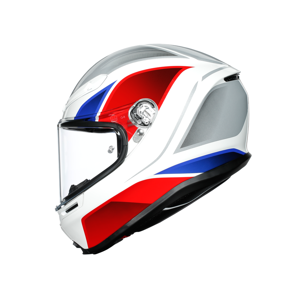 AGV K6 Multi full-face motorcycle road helmet - Hyphen White/Red/Blue ...