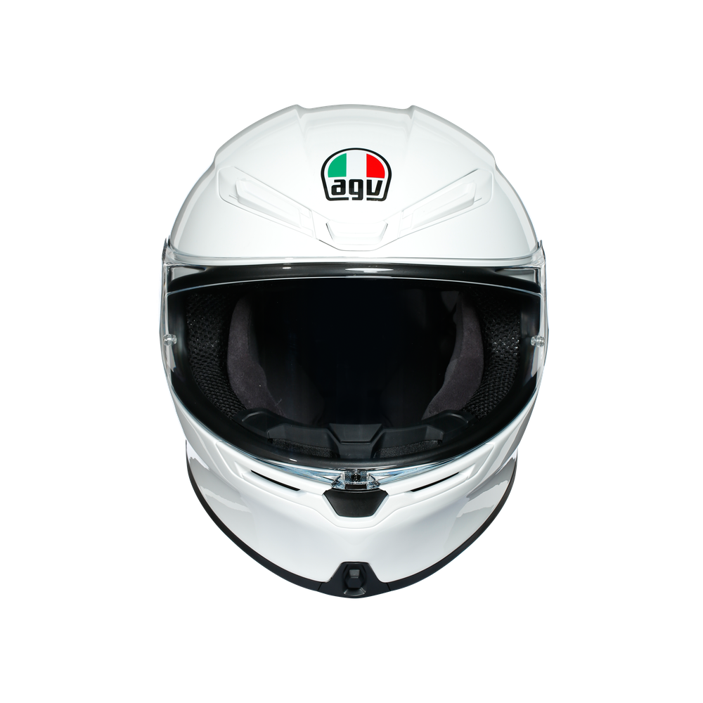 K6 AGV DOT(ECE) SOLID MPLK - WHITE
