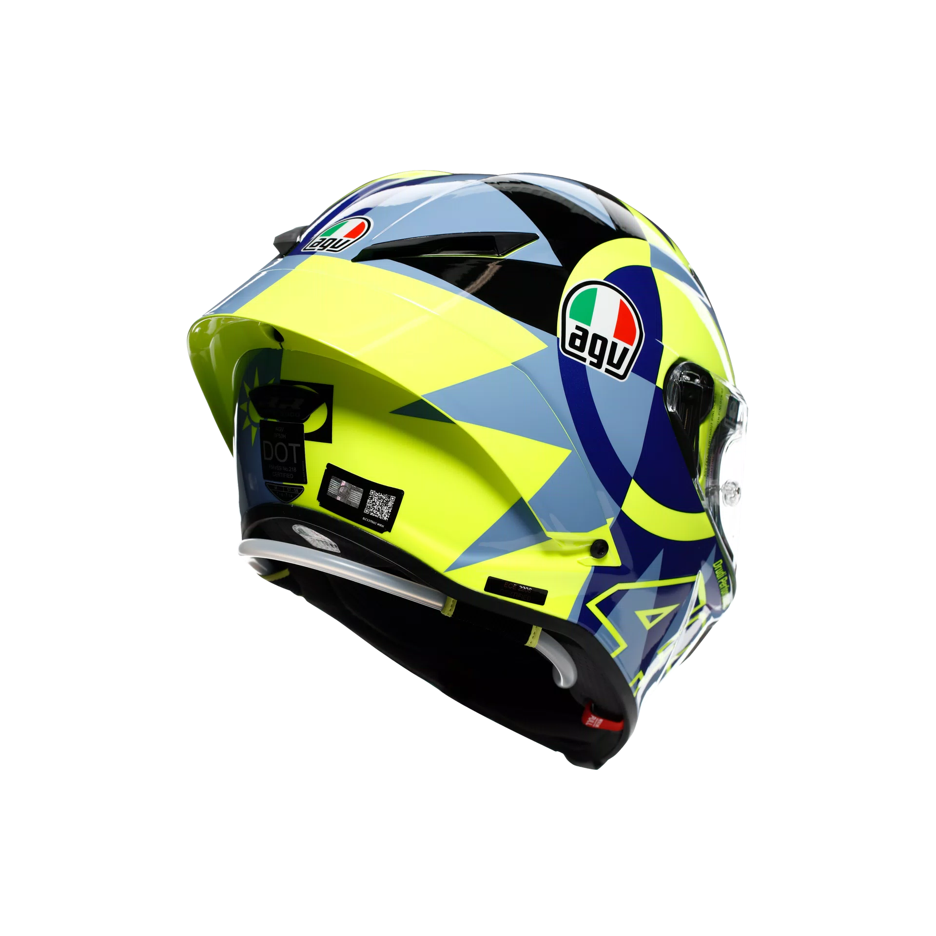PISTA GP RR SOLELUNA 2022 (ED. LIMITATA) - MOTORBIKE FULL FACE HELMET E2206 DOT | AGV