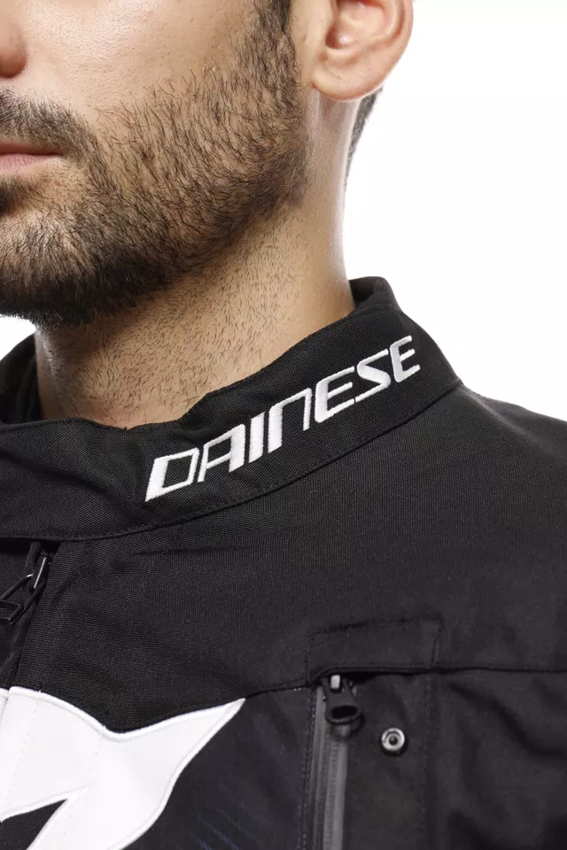 SUPER SPRINT D-DRY - HERREN WASSERDICHTE MOTORRADJACKE | BLACK/BLUE ...