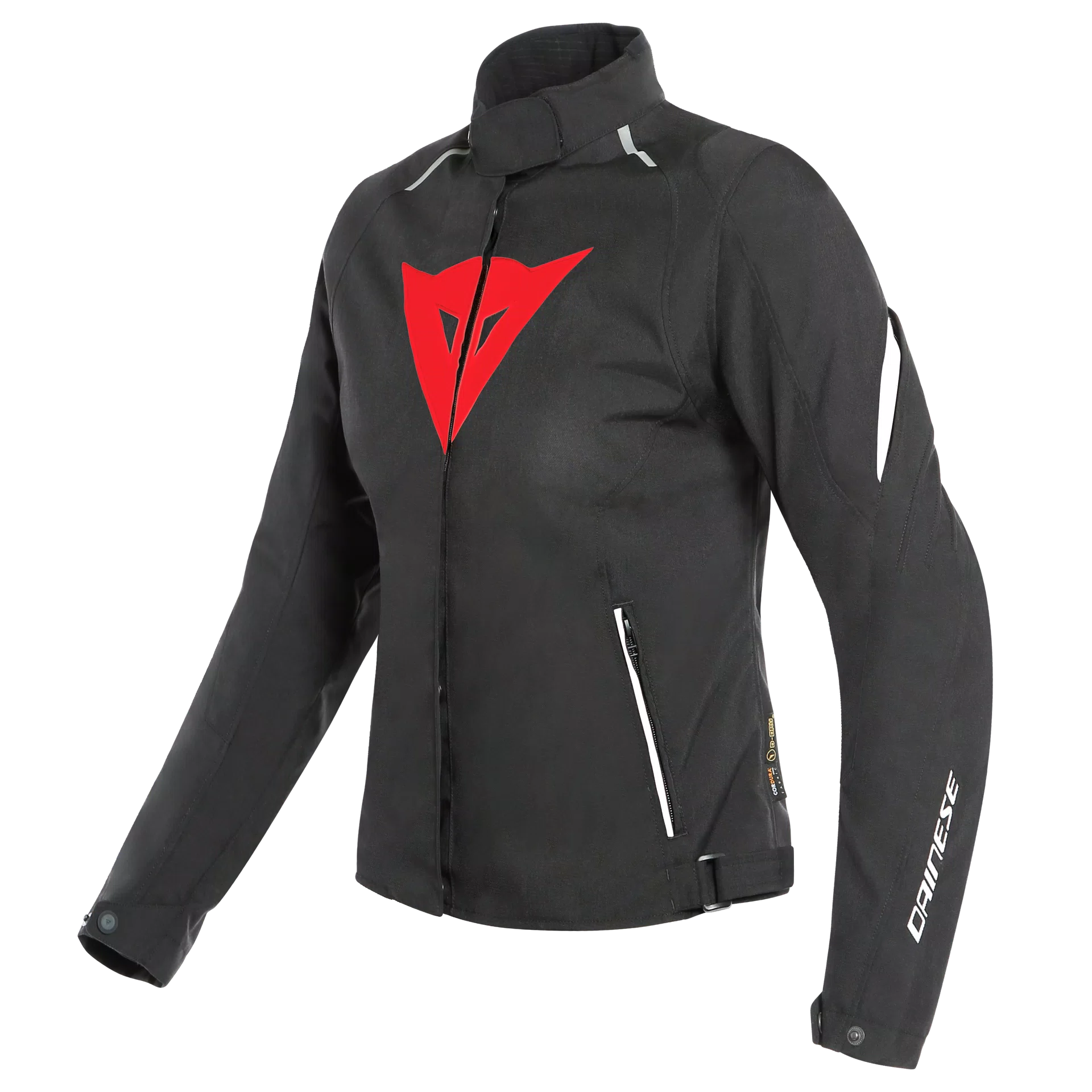 LAGUNA SECA 3 LADY D-DRY® JACKET | BLACK/LAVA-RED/WHITE | Dainese