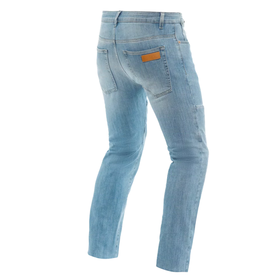 DENIM STONE SLIM TEX PANTS | LIGHT-BLUE | Dainese